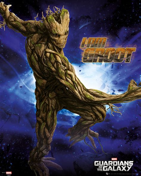 Groot Guardians Of The Galaxy Poster