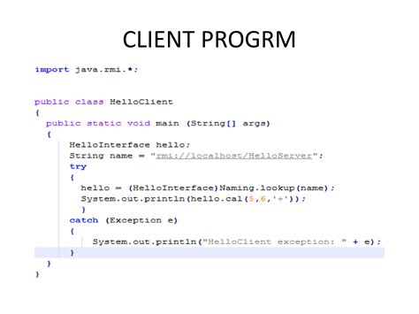 Rmi Architecture Pptx Programming Languages Computing