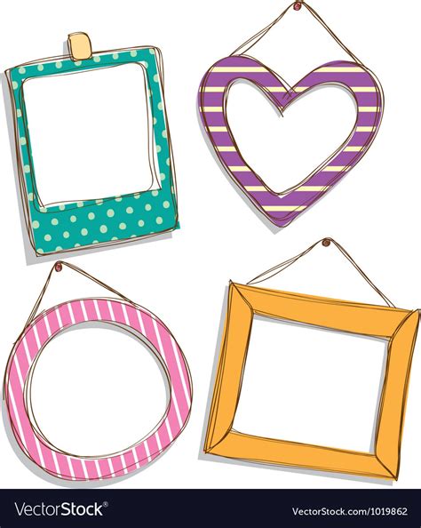Cute Frame Royalty Free Vector Image Vectorstock