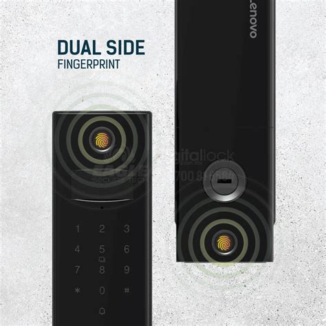 Lenovo E6 Pro AI Smart Lock Bundle With Lenovo X2 Fingerprint Gate Lock At 599 For HDB Fire