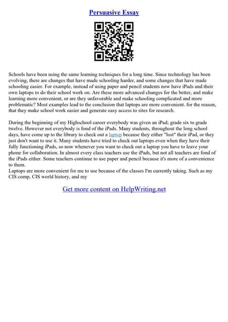 7th Grade Persuasive Essaypdf