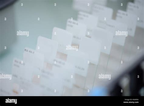 Samples In The Lab Stock Photo Alamy