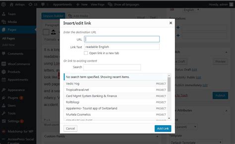 Add Links In Wordpress W3schools