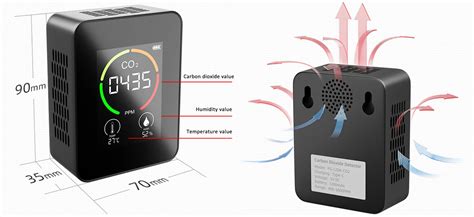 Датчик анализатор качества воздуха CO2-L28A • Сигнализатор