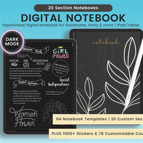 Digital Notebook Etsy