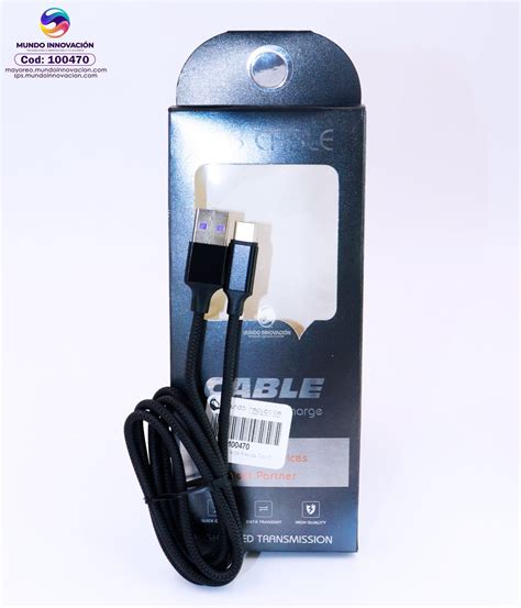 Cable Usb Carga Rapida Tipo C Mundo Innovacion