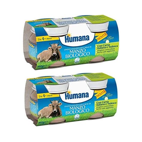 Humana Carne De Vacuno Homogeneizada Bio 4x80g Promofarma