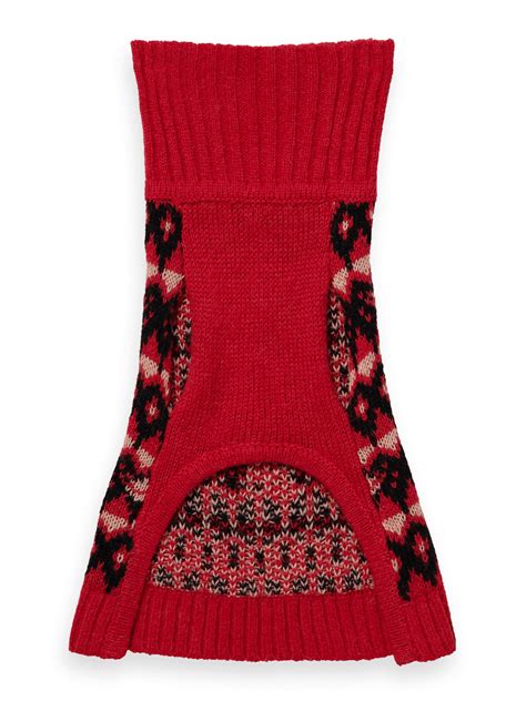 Pull Fair Isle Pour Chien