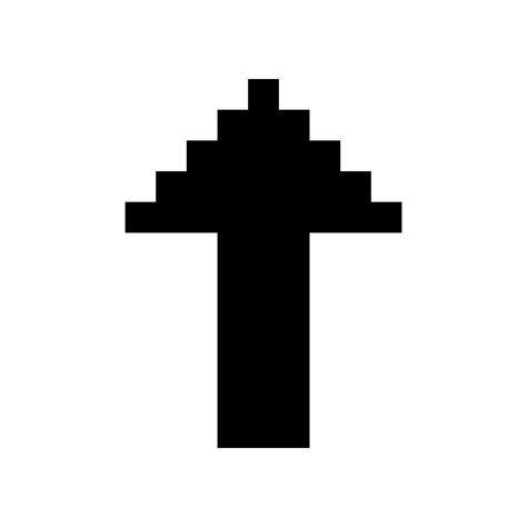 Pixel Arrow Icon Isolated On White Background 30797273 Vector Art At Vecteezy