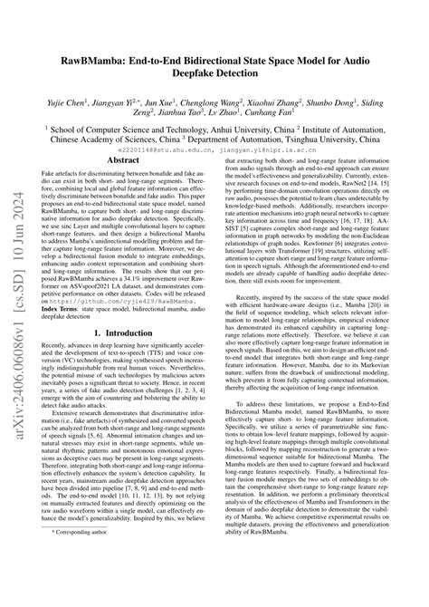 Pdf Rawbmamba End To End Bidirectional State Space Model For Audio Deepfake Detection