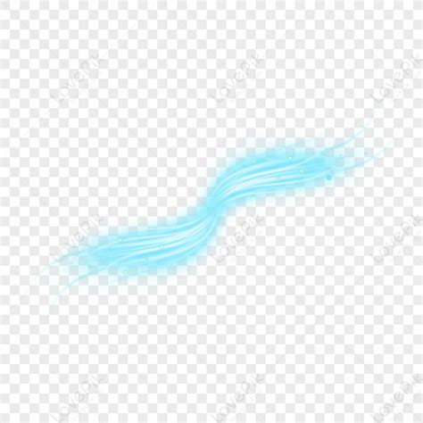 파란색 곡선 조명 일러스트 효과깜박임빛나는선명한 Png 일러스트 무료 다운로드 Lovepik