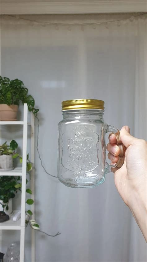 뚜껑있는 유리컵 미사용 새제품 당근 중고거래