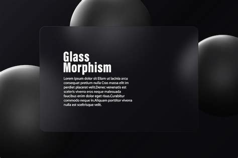 Dark Glass Morphism Vectors And Illustrations For Free Download