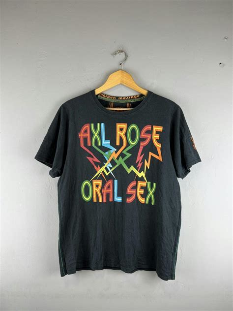 Ringspun Axl Rose Oral Sex Vintage Band Tee Y2k Lesbian Style Grailed