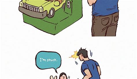 Komik Kocak Suka Duka Punya Pasangan Nerd Bertubuh Super Tinggi Photo Fimela Com