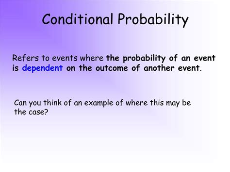 PPT Conditional Probability PowerPoint Presentation Free Download ID