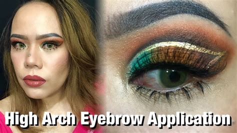 How To Create High Arch Eyebrow Youtube