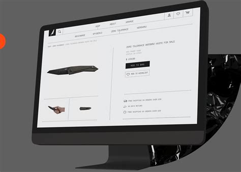 Knife shop / Online store on Behance