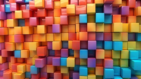 파노라마 여러 가지 빛깔의 3d 큐브 배경 기하학적 렌더링 입방체 차단하다 추상 광장 배경 일러스트 및 사진 무료 다운로드 Pngtree
