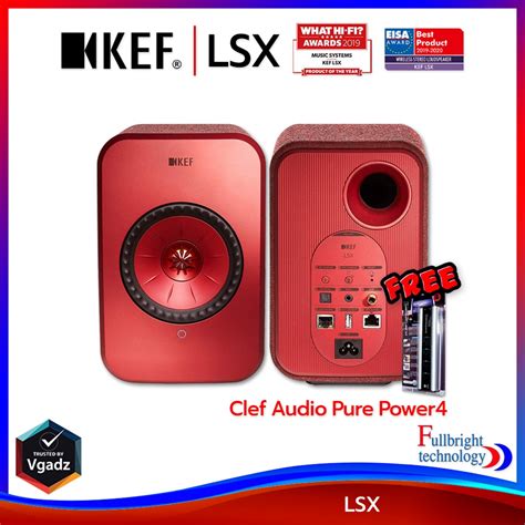 Kef Lsx Speaker ลำโพงไร้สายสุดหรู ระดับ Hi End ประกันศูนย์ไทย 1 ปี แถมฟรี ปลั๊กกรองไฟคุณภาพสูง
