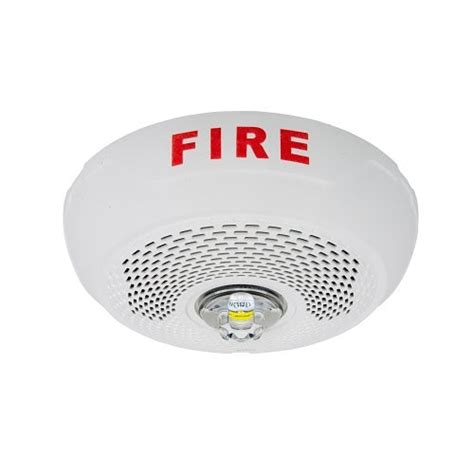 System Sensor Spscwled Speaker Strobe Ceiling Fire Replaces Spscwl