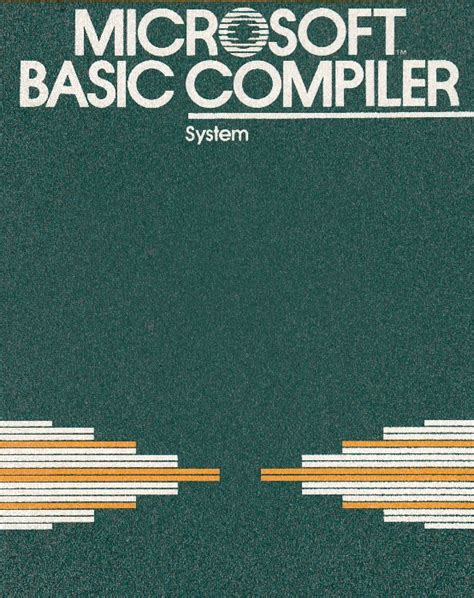 Microsoft Basic Compiler Software Computing History