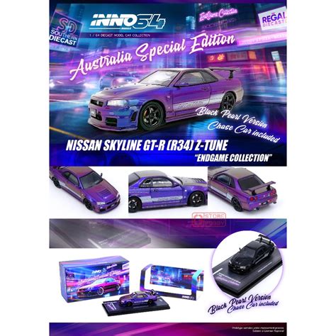 Inno Models Inno64 1 64 Nissan Skyline R34 Gt R Z Tune Endgame Australia Special Edition