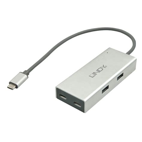 4 Port USB 3 1 Type C Hub From LINDY UK