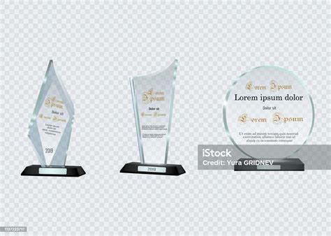 유리 트로피 어워드 템플릿 투명 한 배경에 고립 된 벡터 상금 트로피에 대한 스톡 벡터 아트 및 기타 이미지 트로피 유리잔