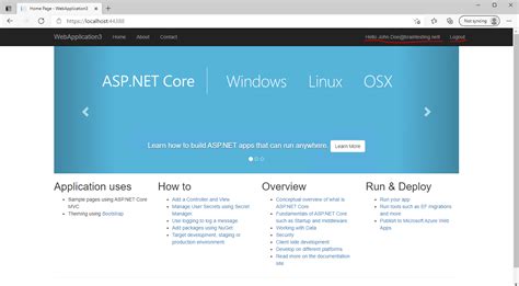 Set Up Active Directory Federation Services Ad Fs 50 Create An Aspnet Core Web Application
