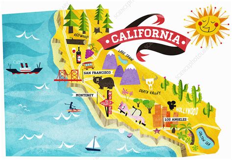 California Map With Tourist Attractions Park Houston Map