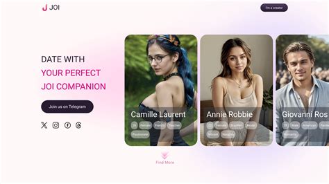 Joi Ai Companion Ai伴侣通过虚拟ai女友提供情感支持和陪伴 发现ai