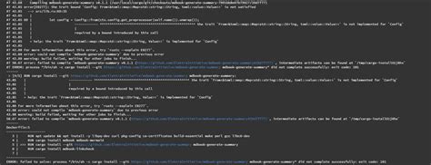 Ci Installing Mdbook Generate Summary Fails · Issue 655