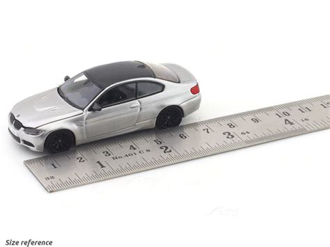 Bmw M3 E92 Silver 1 64 Model Attudide Diecast Scale Model Car Scale