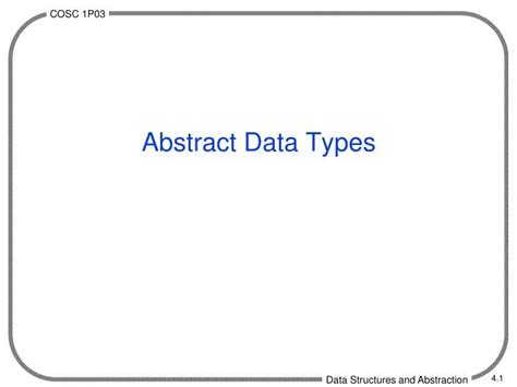 Ppt Abstract Data Types Powerpoint Presentation Free Download Id4307097