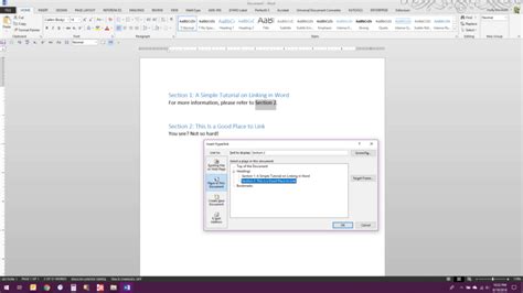 How To Hyperlink Your Table Of Contents In Microsoft Word Book Editing Associates
