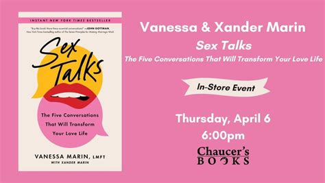 Signing With Local Authors Vanessa And Xander Marin Chaucers Bookstore