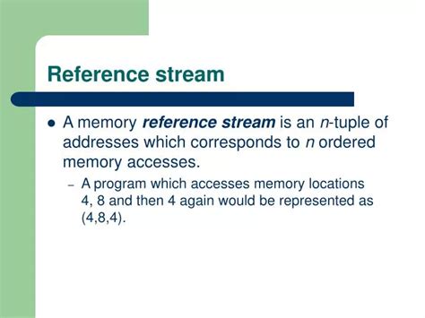 Ppt Reference Stream Powerpoint Presentation Free Download Id423001