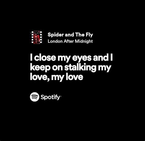 London After Midnight Spider Dance Lyrics Spider Web Lyrics Scary