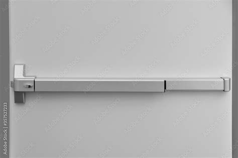 Emergency Exit Door Push Bar And Rail For Panic Exit Stock Photo Adobe Stock