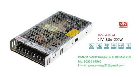 Wholesale Trader Of Meanwell Smps And Omron Smps By Omega Switchgear And Automation Vadodara