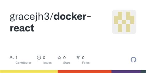 GitHub Gracejh Docker React