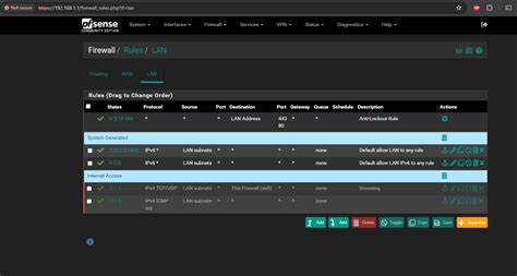 No Internet On LAN Netgate Forum