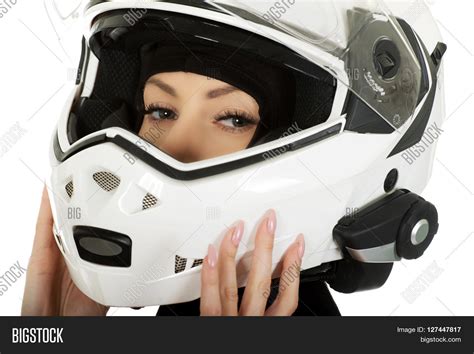 Sexy Woman Motorcycle Image And Photo Free Trial Bigstock