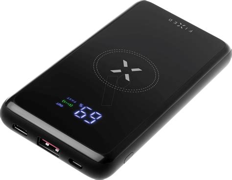 FIXZENM-10-BK: Power bank, MagSafe, 10 W, 10,000 mAh, 1x USB-C, 1x USB ...