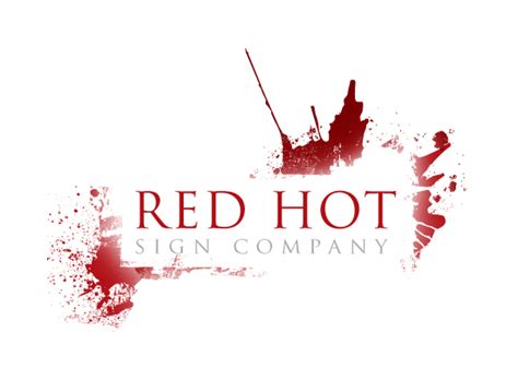 Red Hot Sign Company Logo And Website Development On Behance