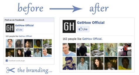 How To Customize Facebook Like Box And Remove Its Branding GetHow