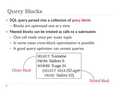 ppt query optimization powerpoint presentation free download id 2797226