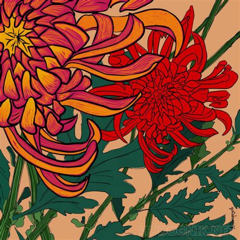 Картина Хризантемы Размеры 70x70 Год 2022 Цена 39000 рублей Художник Темерезов Андрей