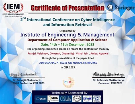 I Am Proud To Have Presented My Adversarial Attacks On Neural Networks